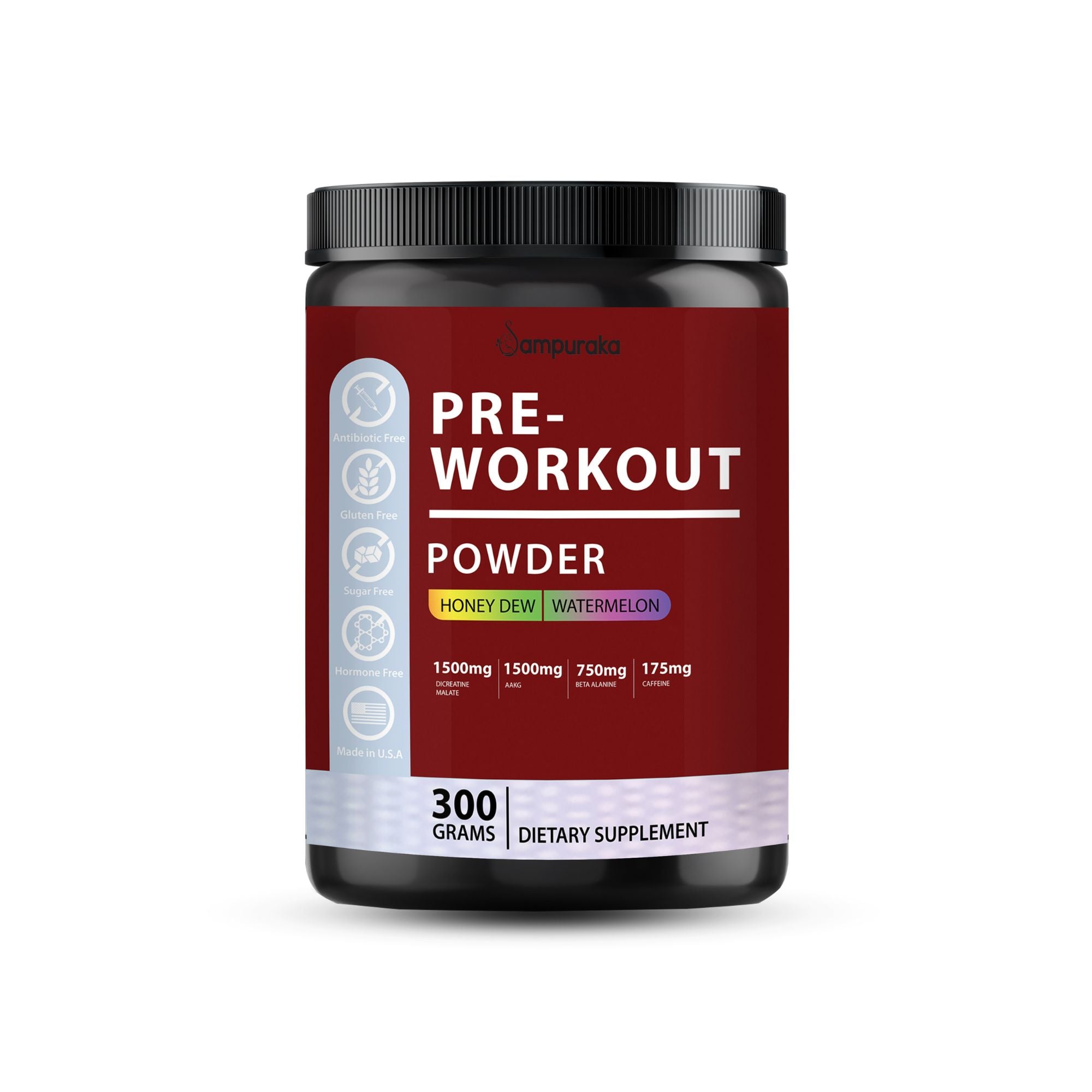 Pre-Workout Powder Honey Dew Watermelon – sampuraka